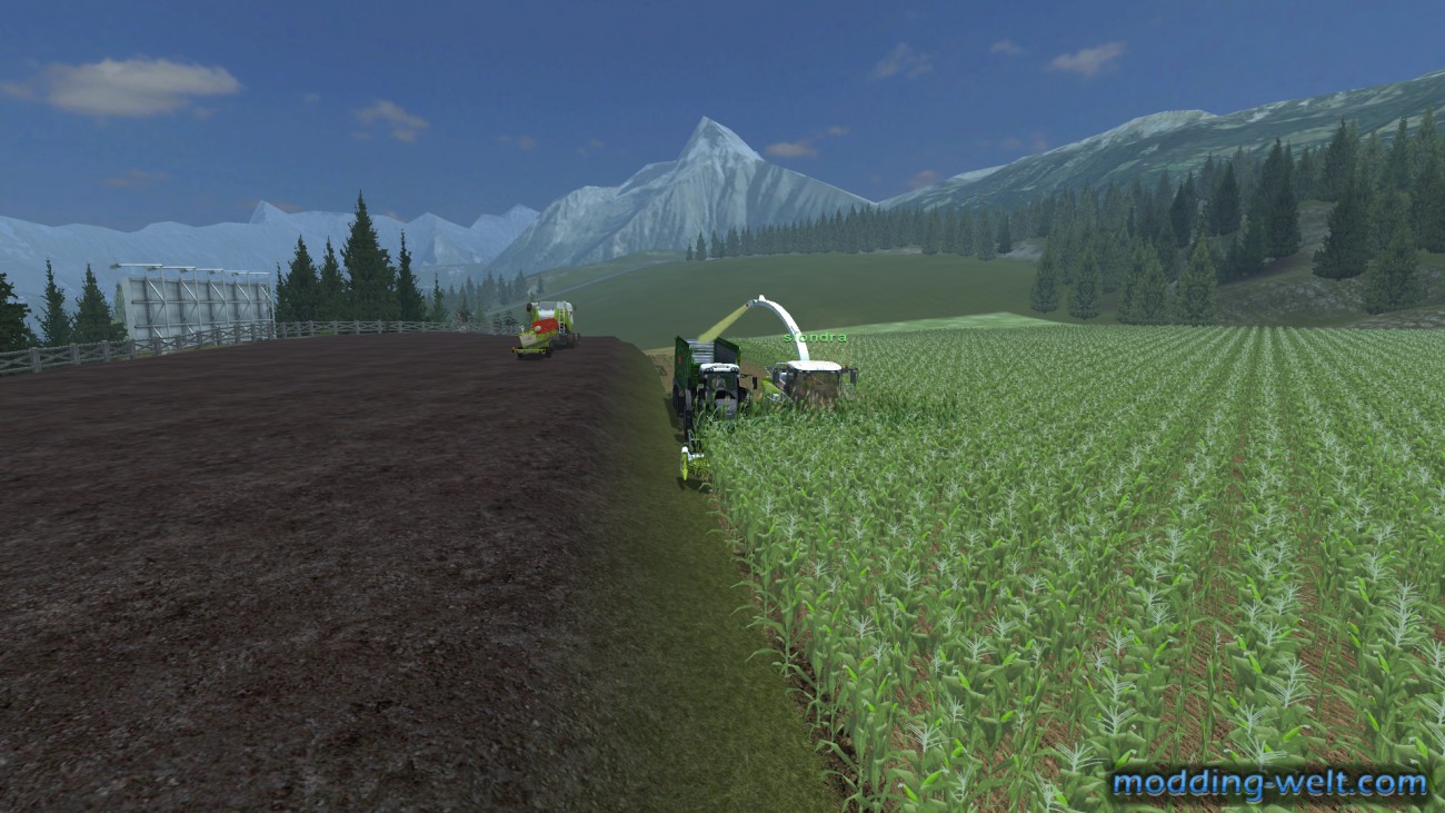 Maishäckseln in "Alpental" - Modding Welt
