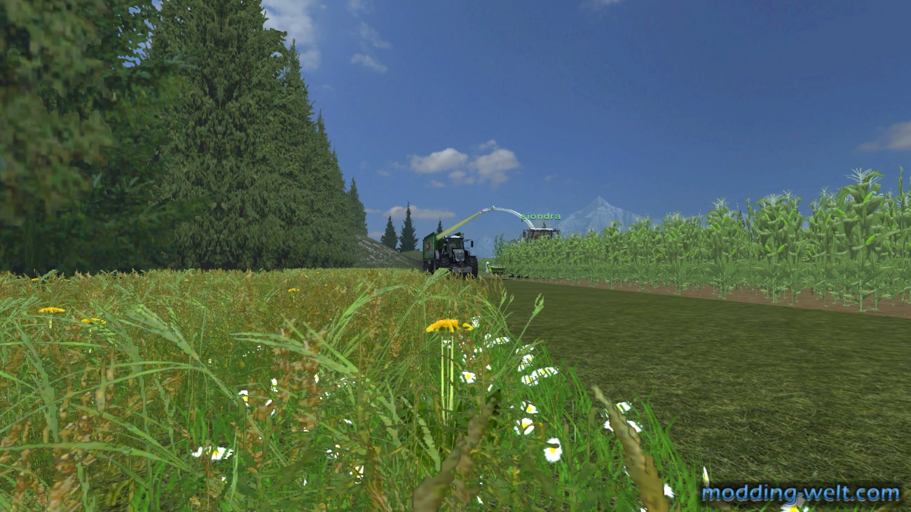 Maishäckseln in "Alpental" - Modding Welt