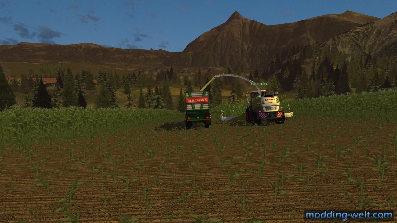 Maishäckseln in "Alpental" - Modding Welt