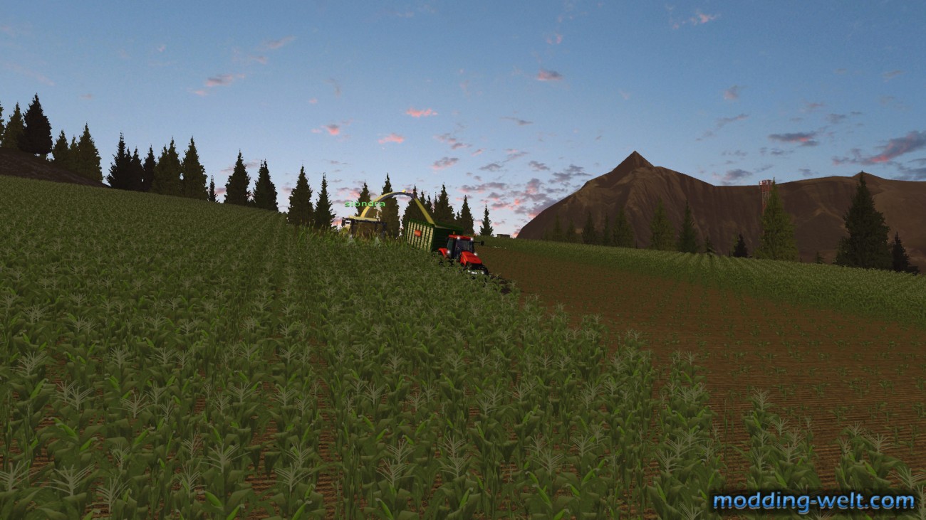 Maishäckseln in "Alpental" - Modding Welt