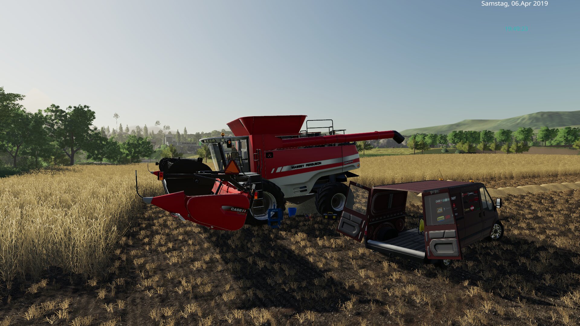 Der Drescher läuft nicht mehr. Da muss der Profi ran. - Modding Welt