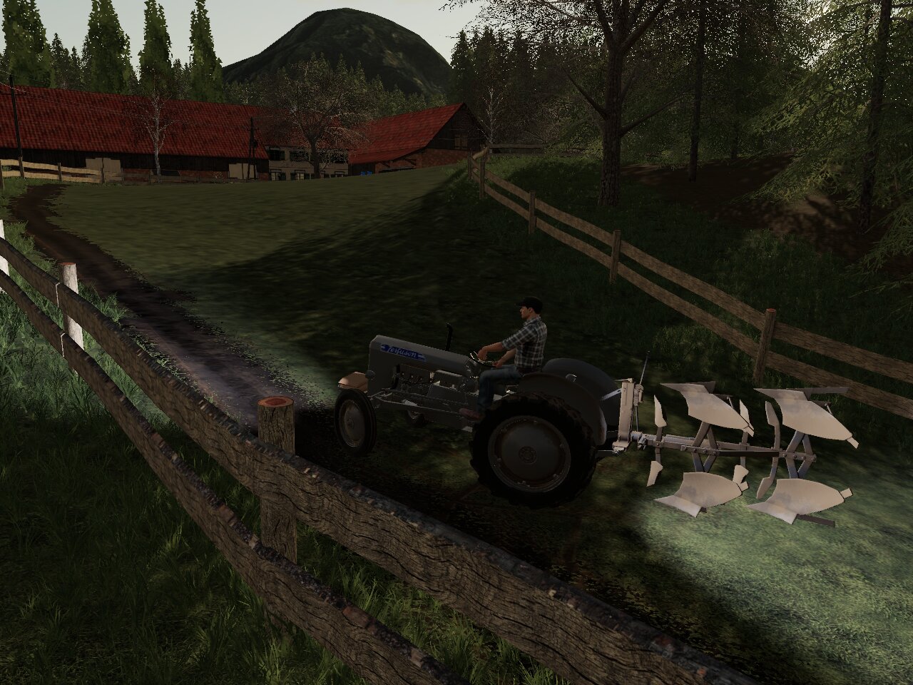 Pflügen im Wildbachtal mit MF Power - Modding Welt