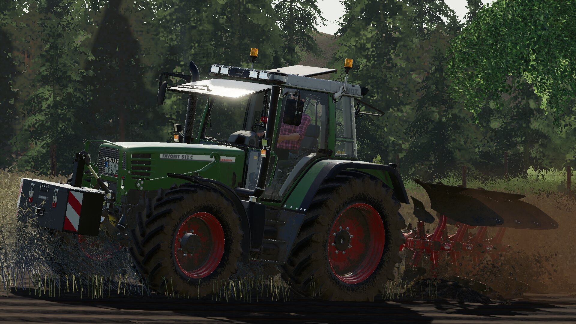 Pflügen mit dem 512C Favorit. - Modding Welt