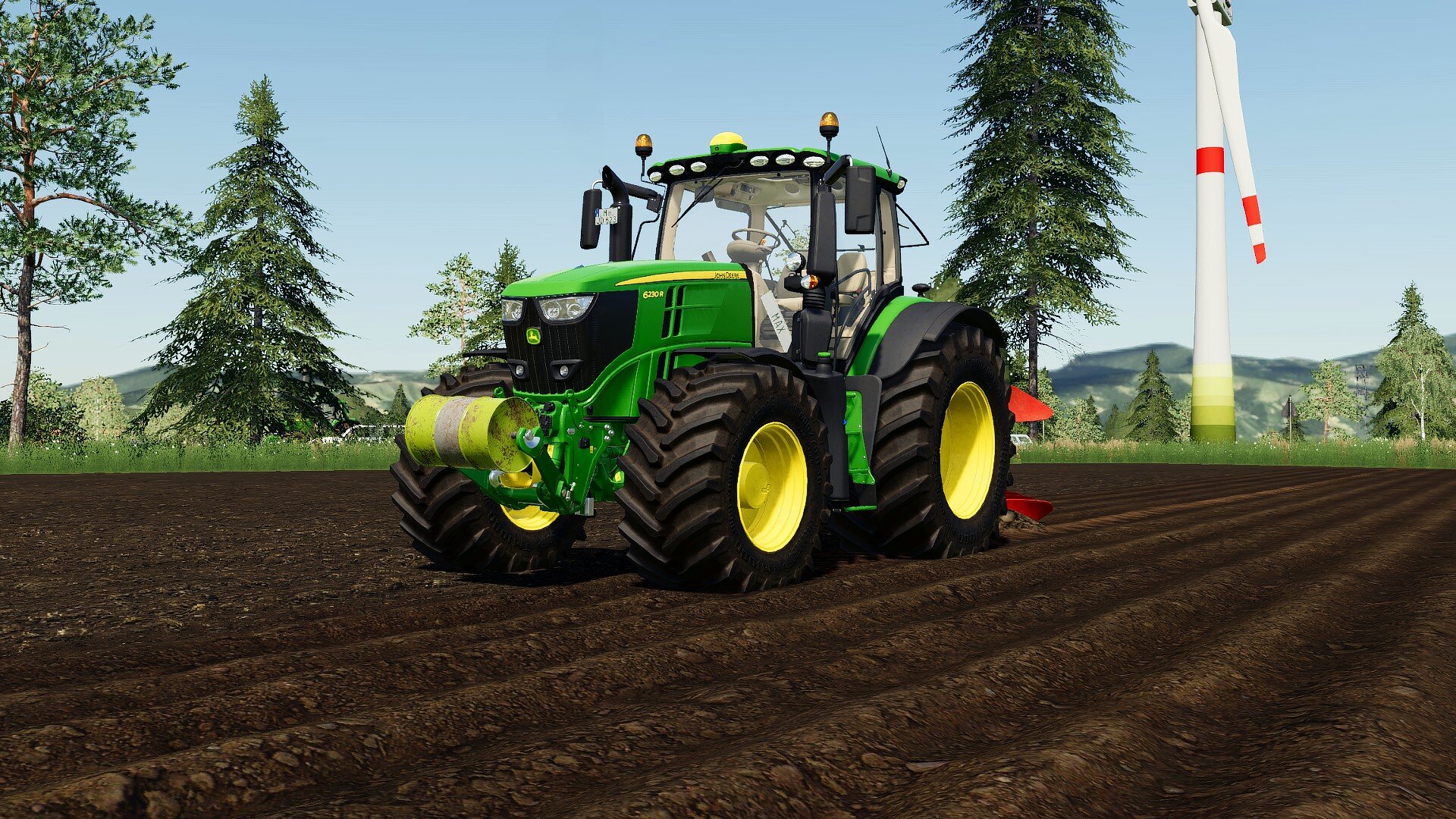 6230 beim Pflügen - Modding Welt