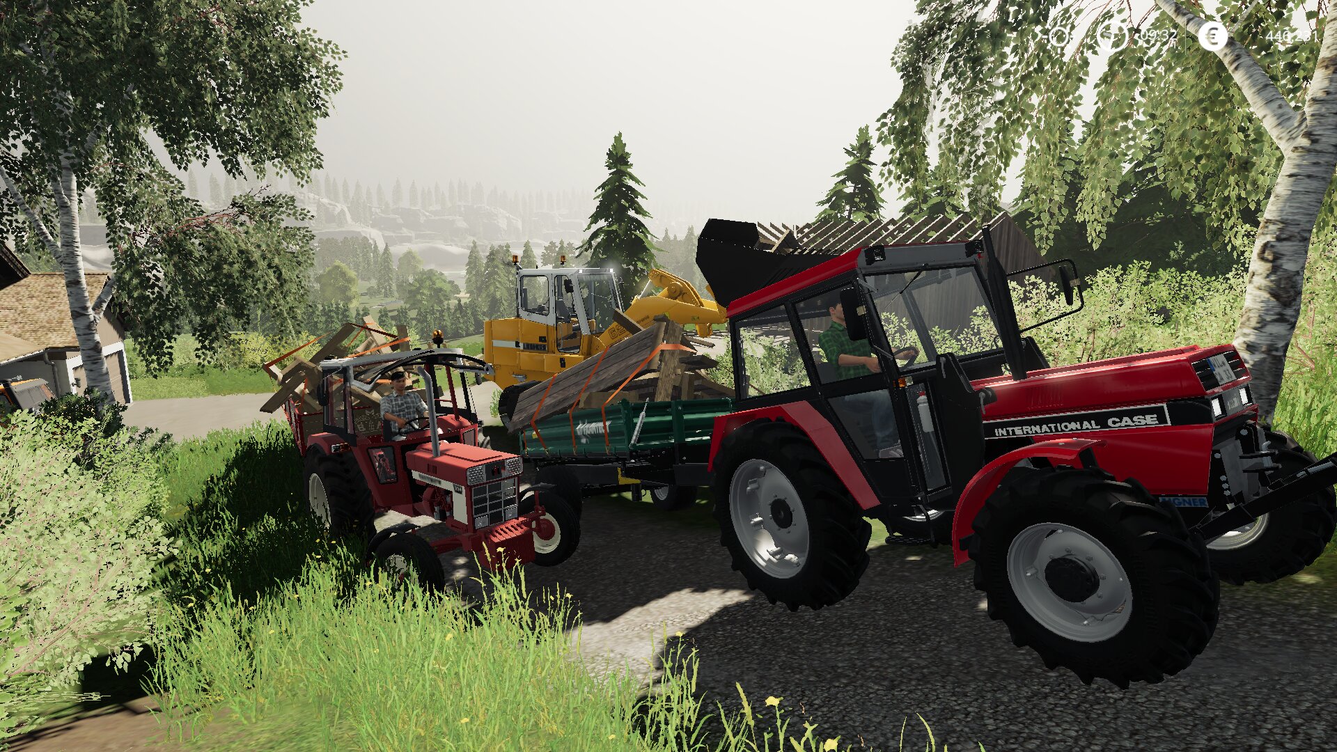 Case und IHC Power beim abreißen...Mit tatkräftiger unterstützung einer Liebherr Raupe - Modding ...