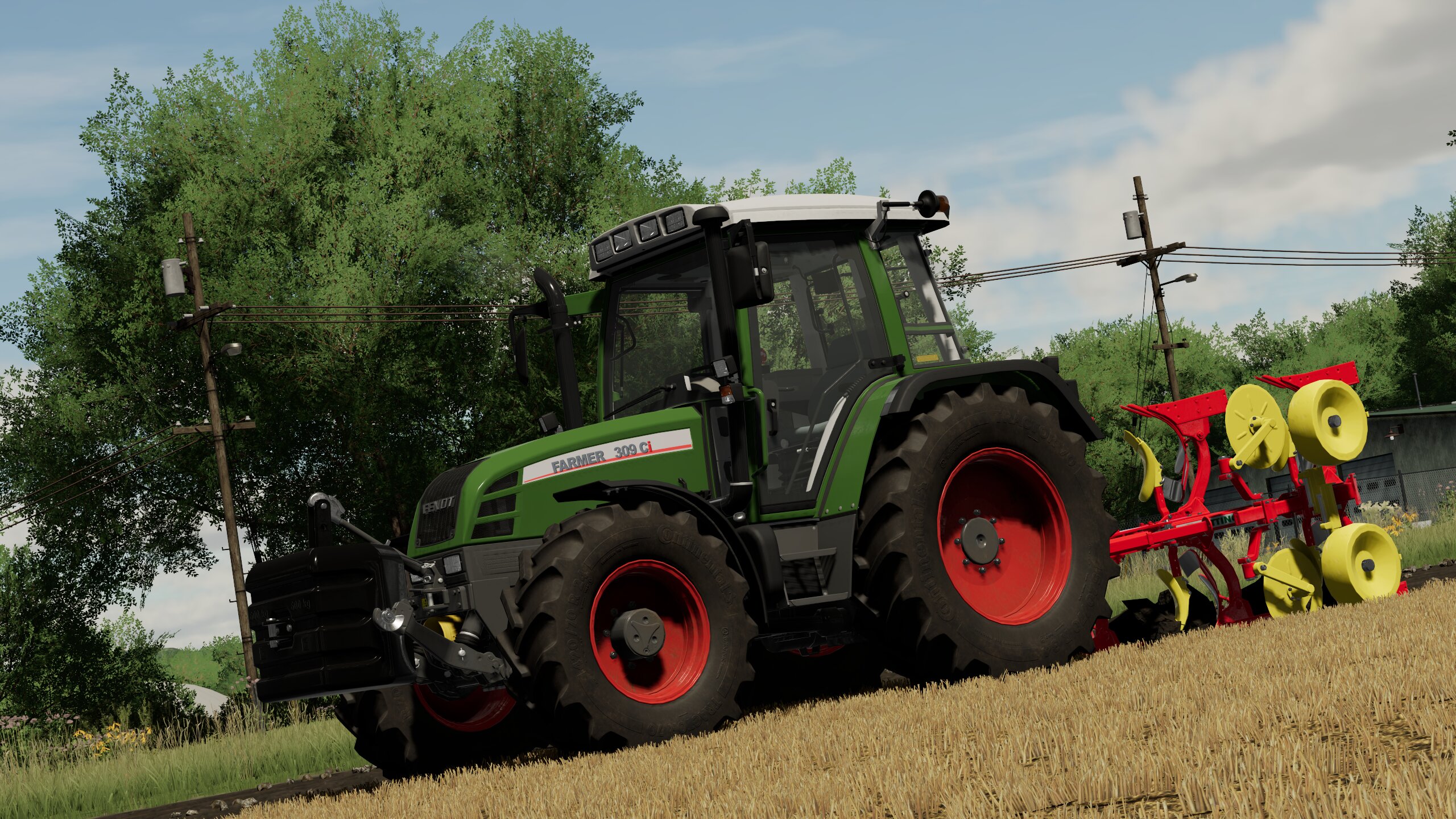 Pflügen mit dem 309er! - Modding Welt