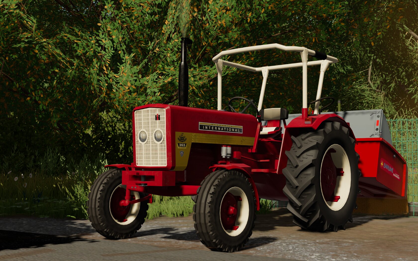 Hühner füttern mitn IHC 353 - Modding Welt