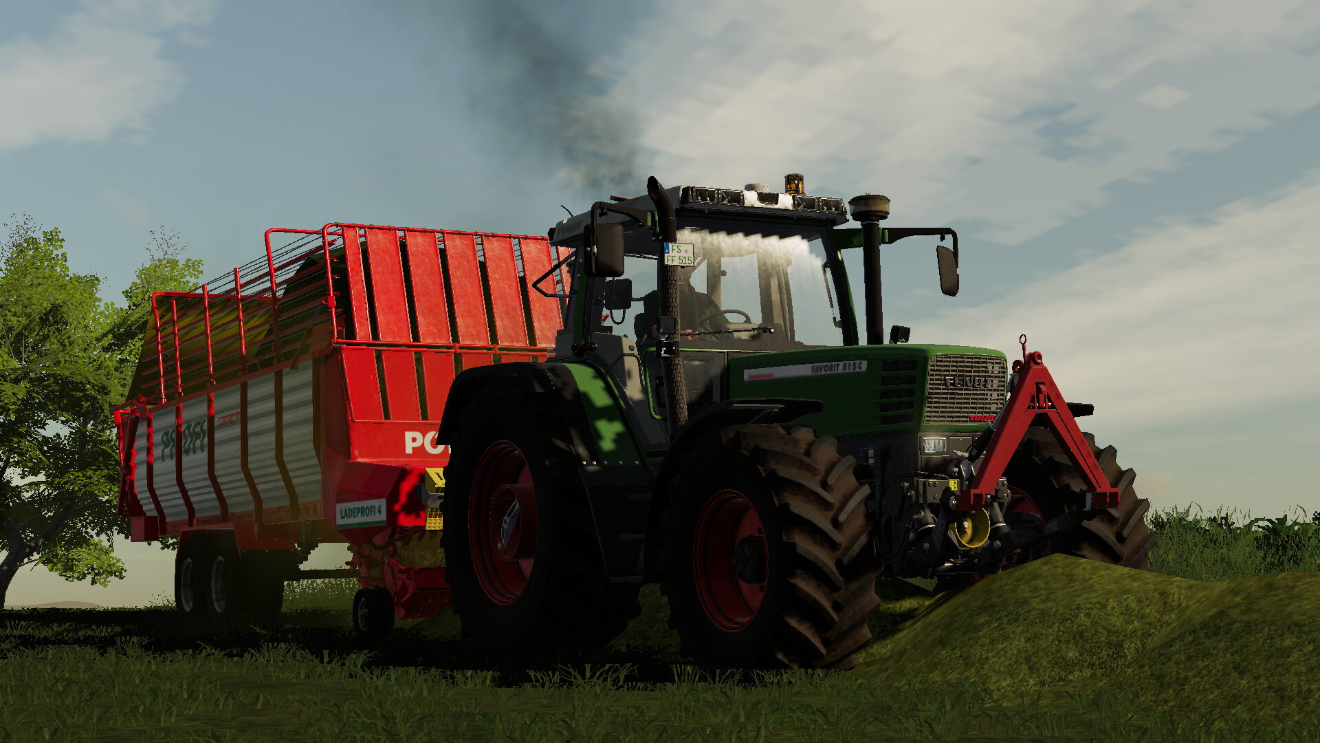 Grass silieren mim Fendt 515C und Pöttinger Ladeprofi 4 💪 - Modding Welt