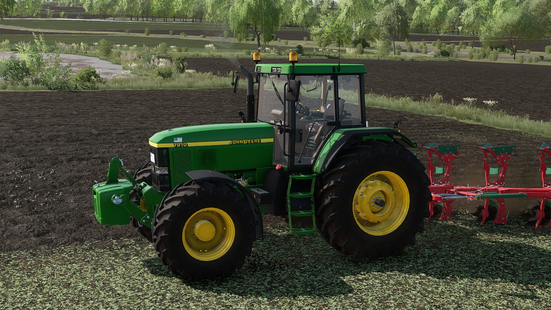 Pflügen mit 7810 - Modding Welt