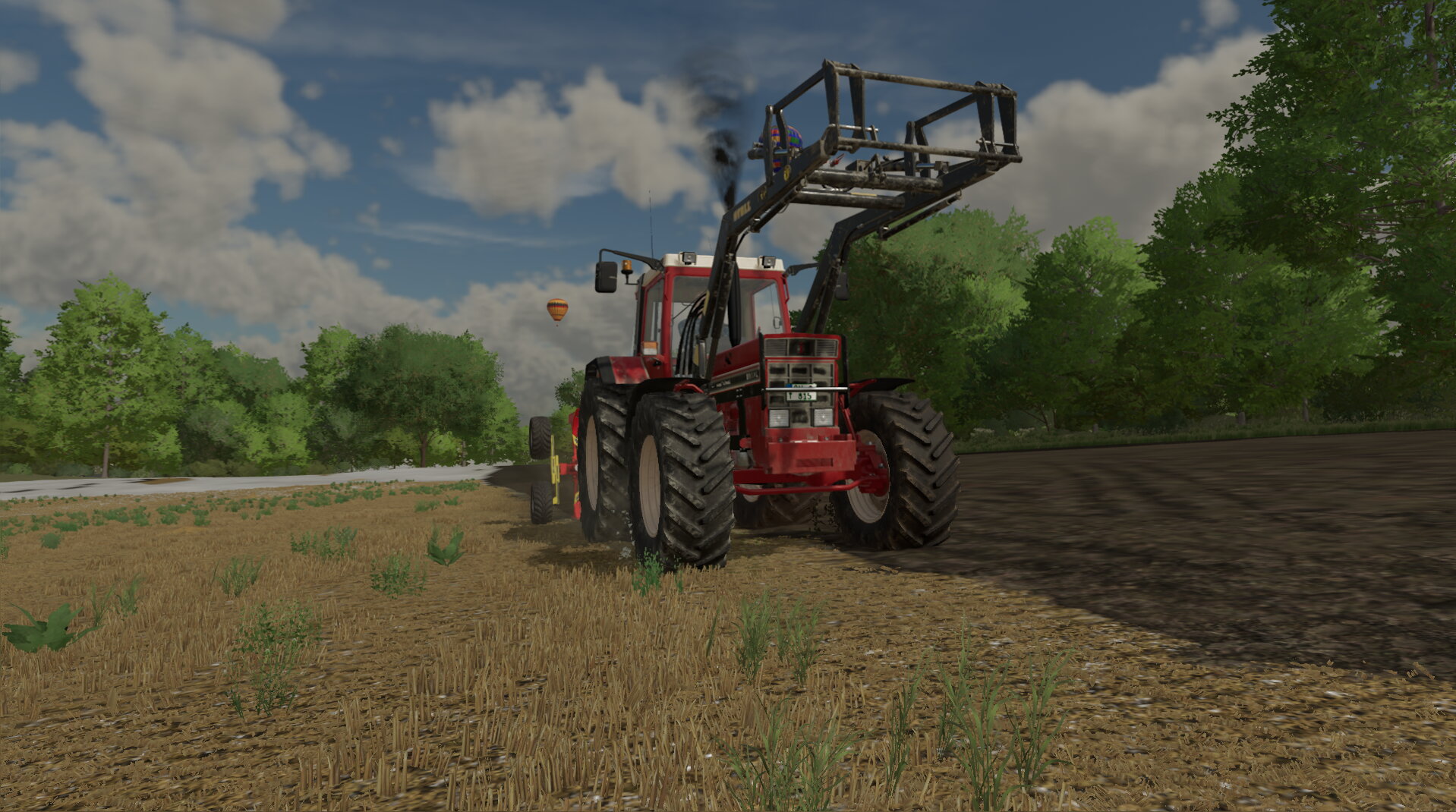 Mit dem IHC 955-XL und mit dem Pöttinger am Pflügen - Modding Welt