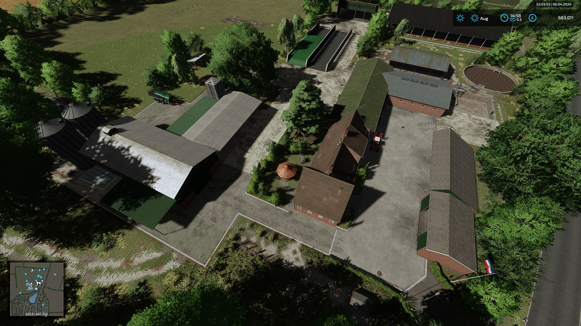 Hofbau auf der Ostseeküste langsam wird was daraus - Modding Welt