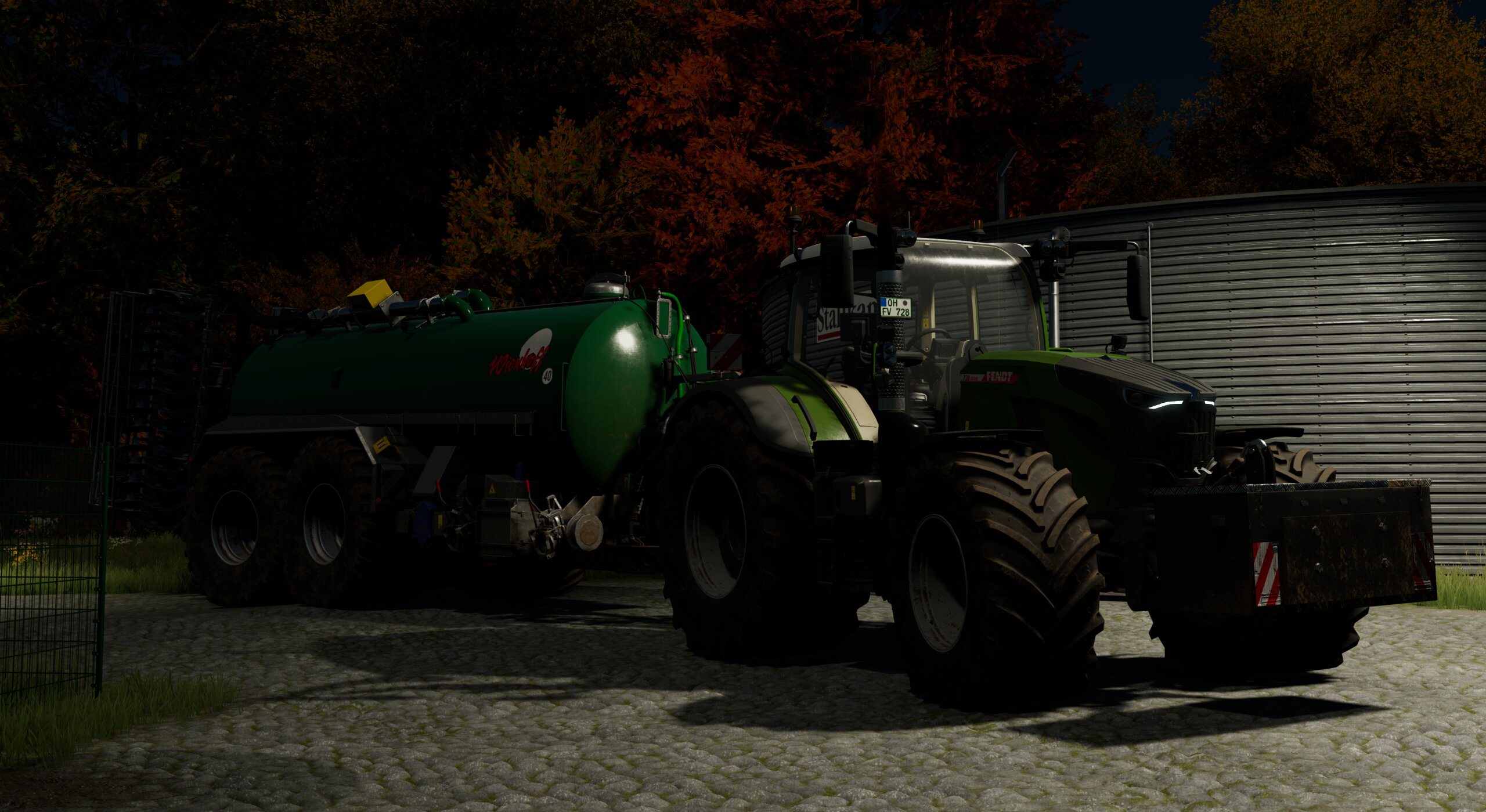 Fendt 728 Gen7 auf der OSK am Gülle pumpen . - Modding Welt