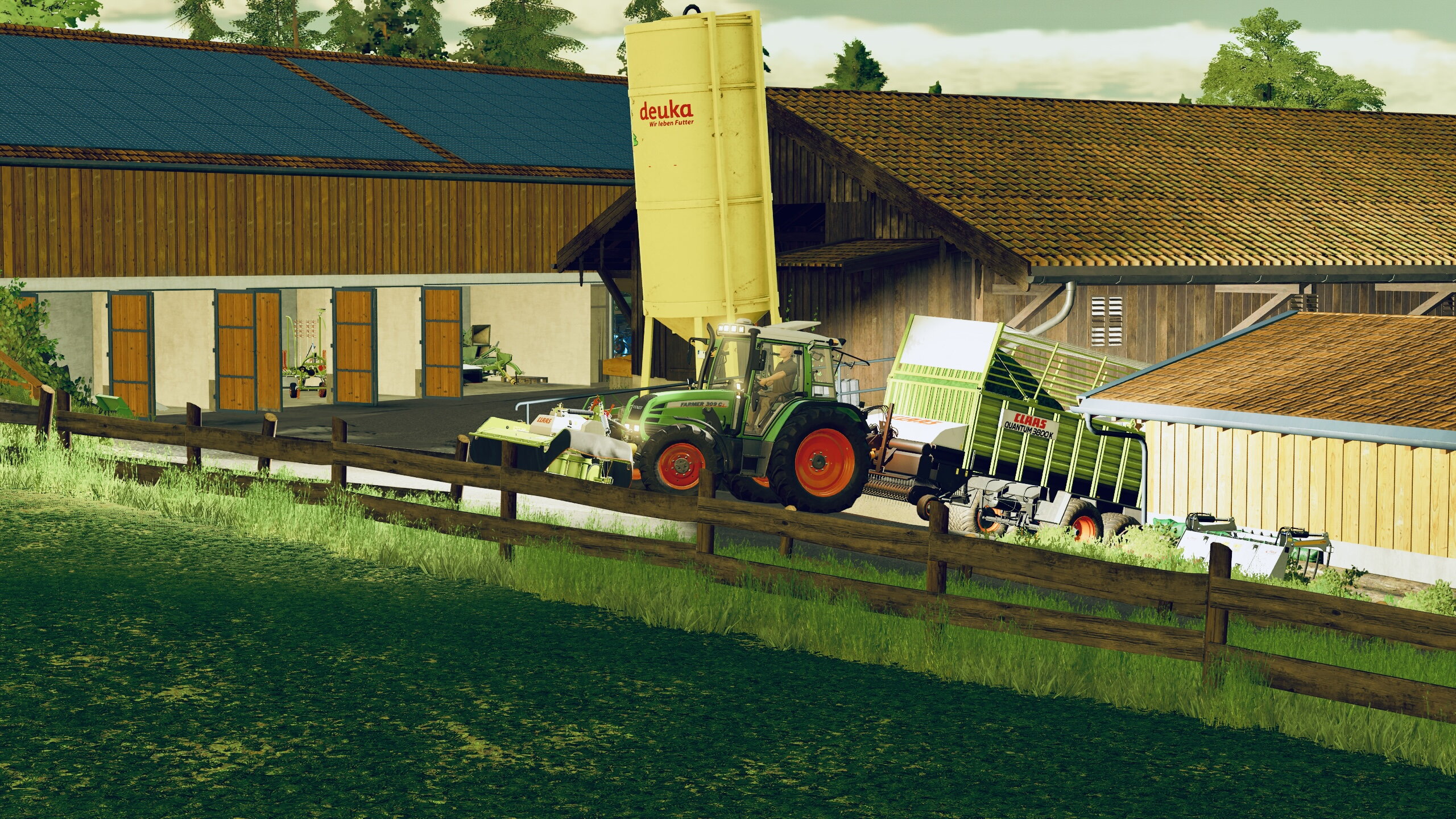 Gras geholt für die Heumilch - Modding Welt