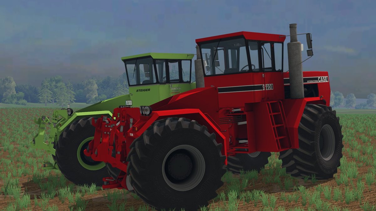 Steiger Tiger 525 und Case 9190 - Modding Welt