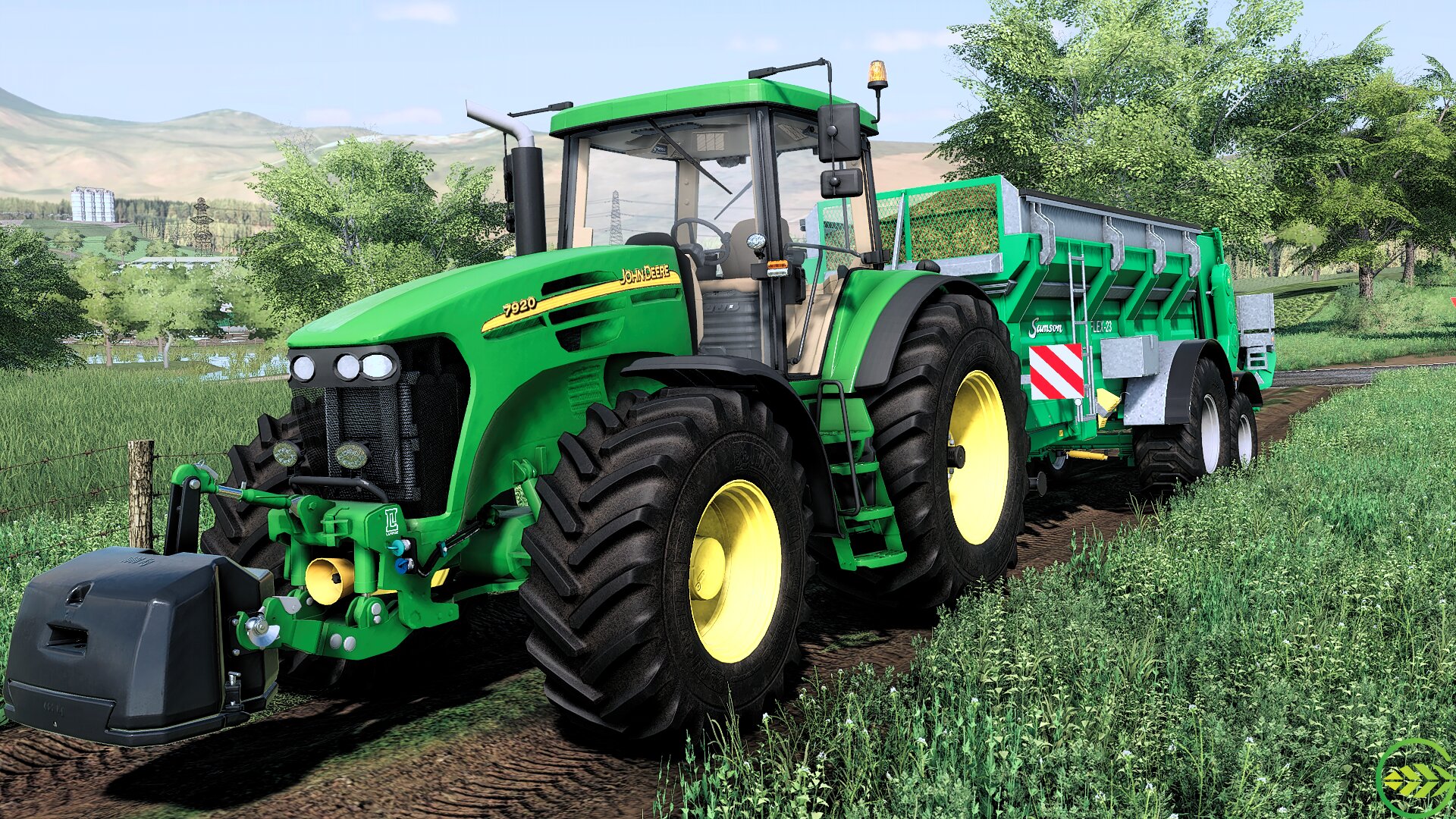 John Deere 7920 + Samson Flex-23 - Modding Welt